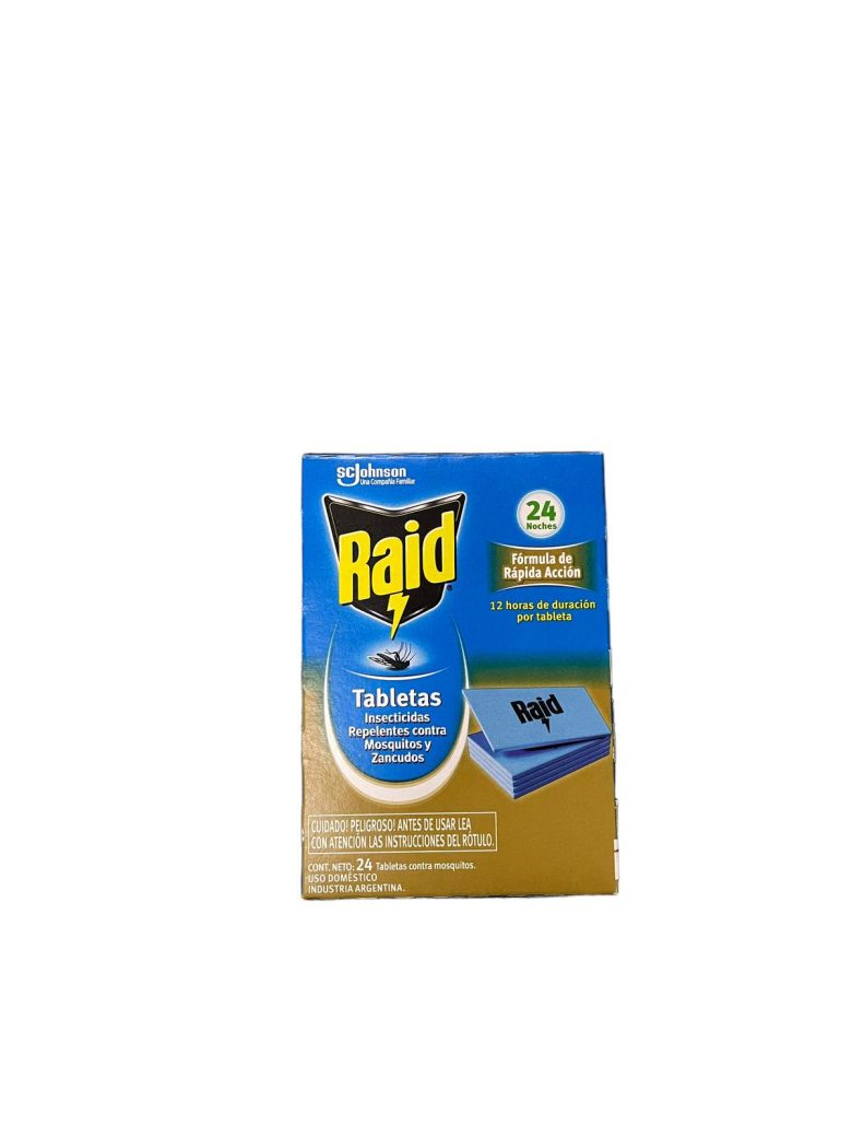 Tabletas para mosquitos Raid x 24 unidades – DIU